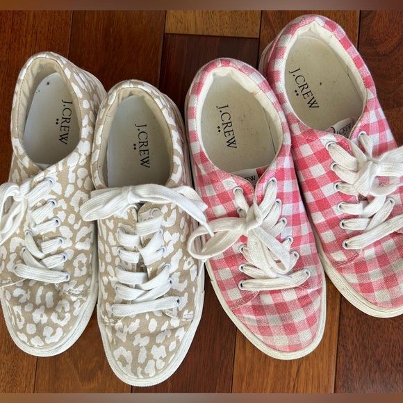 J. Crew Factory | Shoes | Two Pairs Of Jcrew Factory Roadtrip Sneakers ...
